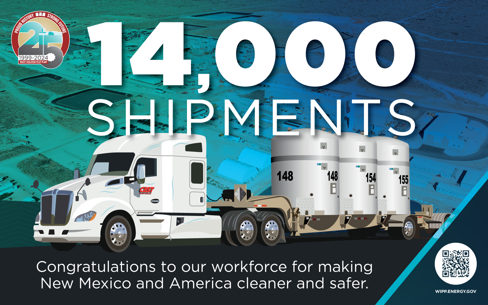 WIPP 14,000 Shipments Marks Milestone